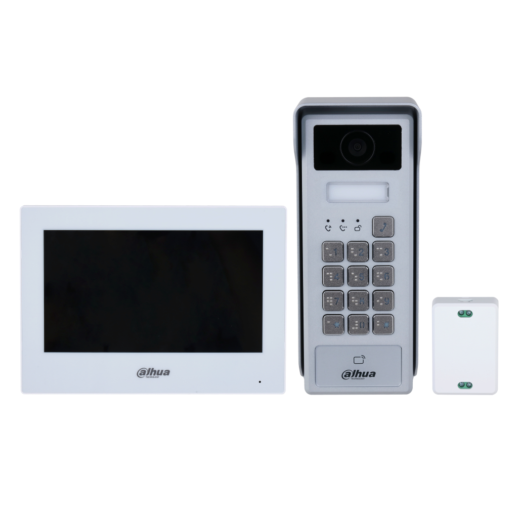 Kit Videoportero híbrido WiFi / 2-hilos IP exterior para Superfície ...