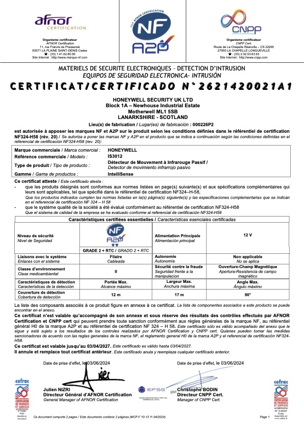 IS3012 - Abril 2027 - Certificado Grado 2 | IBD Global España mayorista ...