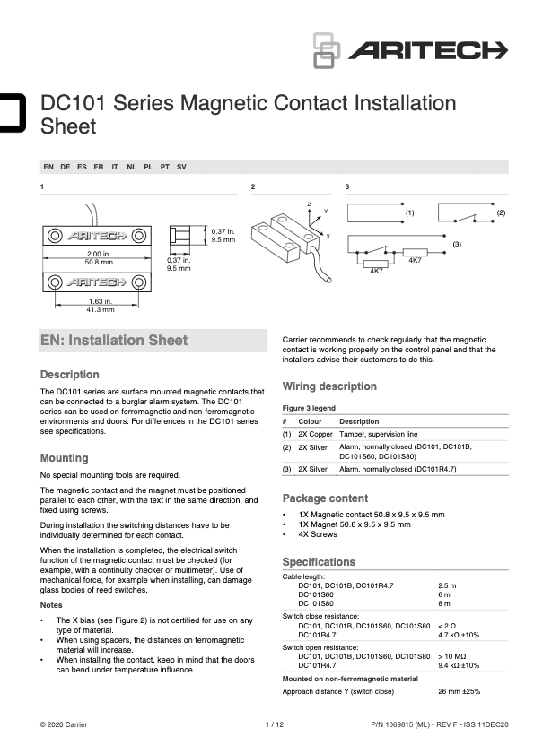 DC101 - Manual Instalación | IBD Global España mayorista CCTV y ...