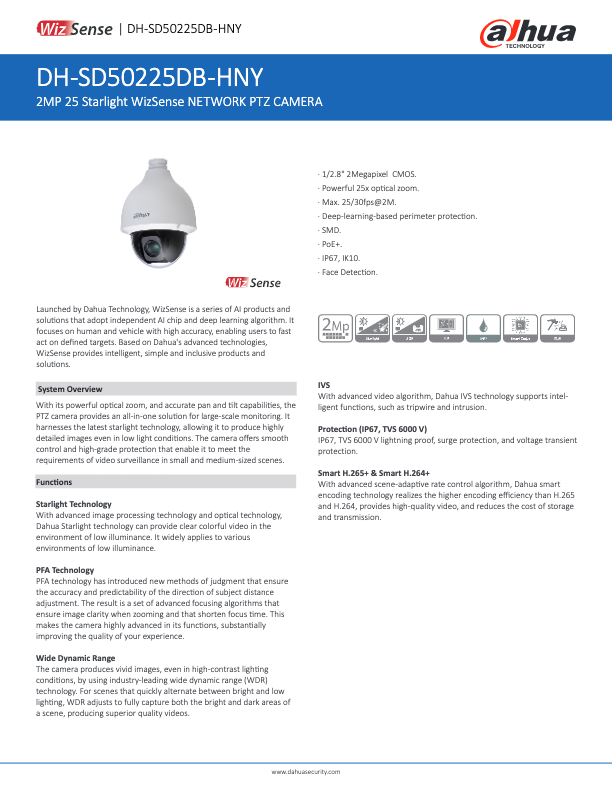 SD50225DB-HNY - Ficha Técnica Dahua | IBD Global España mayorista CCTV y distribuidor oficial ...