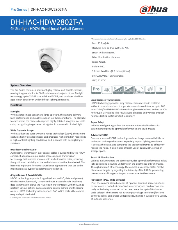HAC-HDW2802T-A-0280B-S2 - Ficha Técnica Dahua | IBD Global España mayorista CCTV y distribuidor ...