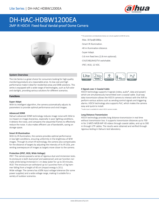 HAC-HDBW1200EA-A-xxxxx-S6 - Ficha Técnica Dahua | IBD Global España mayorista CCTV y ...