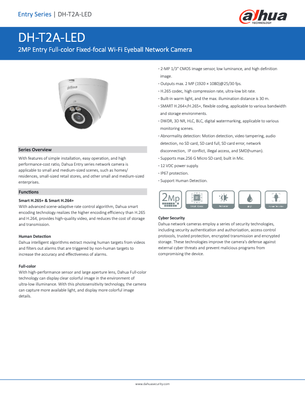 IPC-HDW1239DT-LED-SAW-0280B - T2A-LED - Ficha Técnica Dahua | IBD ...