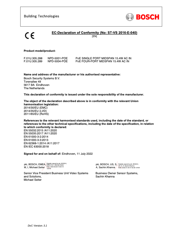 NPD-5001-POE - Certificado CE | IBD Global España mayorista CCTV y ...