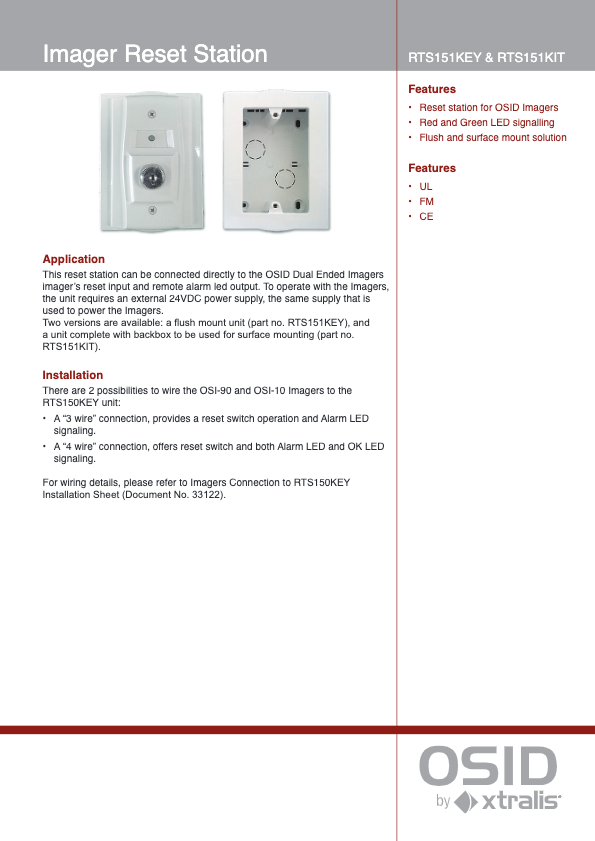 RTS151-KIT - Ficha Técnica Notifier | IBD Global España mayorista CCTV ...
