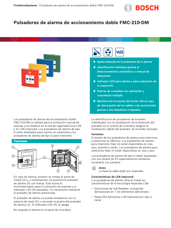 FMC-210-DM-G-R - Ficha Técnica Bosch | IBD Global España mayorista CCTV ...