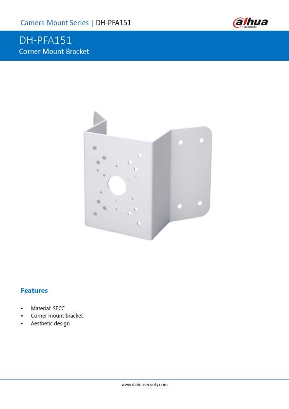 PFA151 - Ficha Técnica Dahua | IBD Global España mayorista CCTV y ...