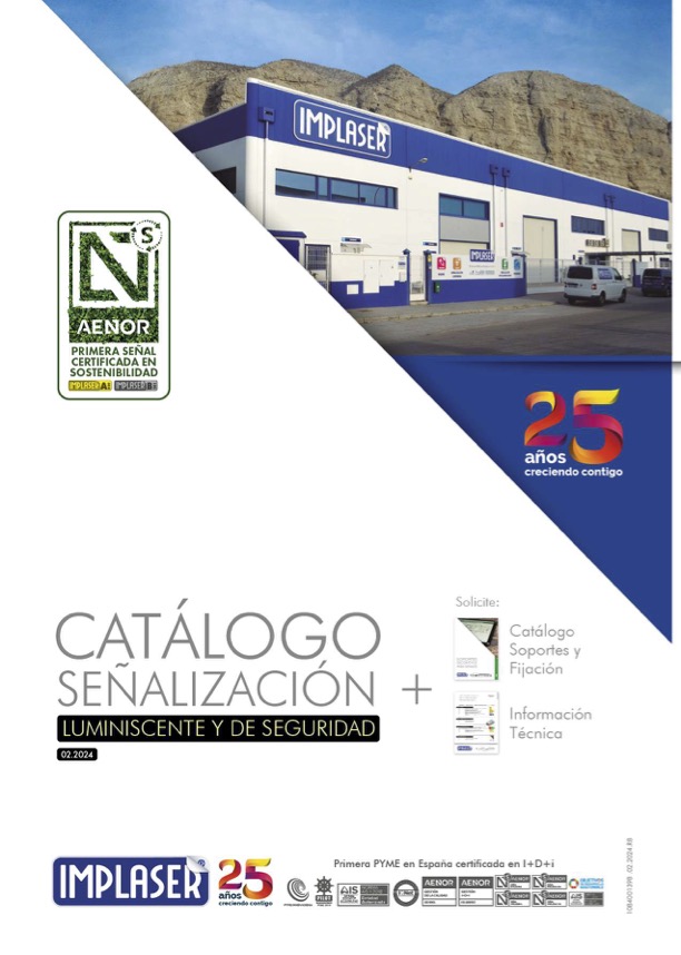 Catálogo IMPLASER Señalización 2025 | IBD Global España mayorista CCTV ...