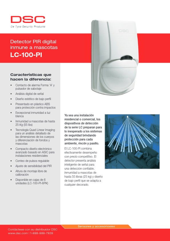 LC-100-PI - Ficha Técnica DSC | IBD Global España mayorista CCTV y ...