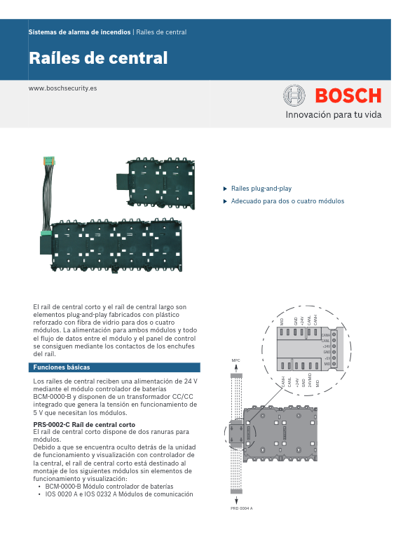PRD-0004-A - Ficha Técnica Bosch | IBD Global España mayorista CCTV y ...