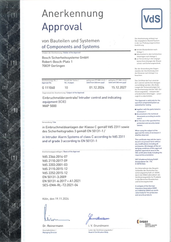 ICP-MAP5000-xxx - Diciembre 2027 - Certificado Grado 3 | IBD Global España mayorista CCTV y ...