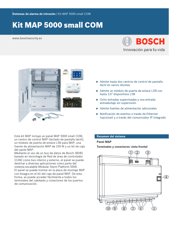 ICP-MAP5000-SCE - Ficha Técnica Bosch | IBD Global España mayorista CCTV y distribuidor oficial ...