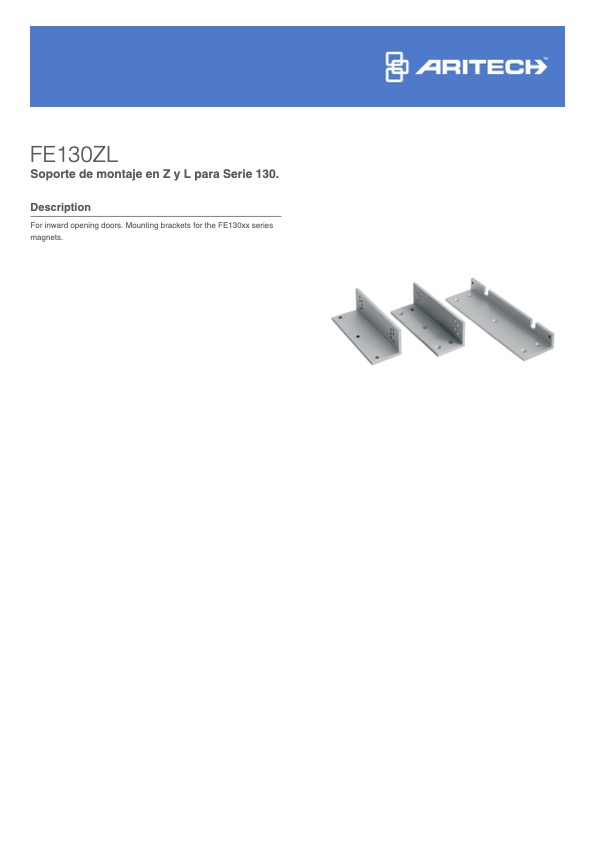 FE130ZL - Ficha Técnica Aritech | IBD Global España mayorista CCTV y distribuidor oficial Dahua ...