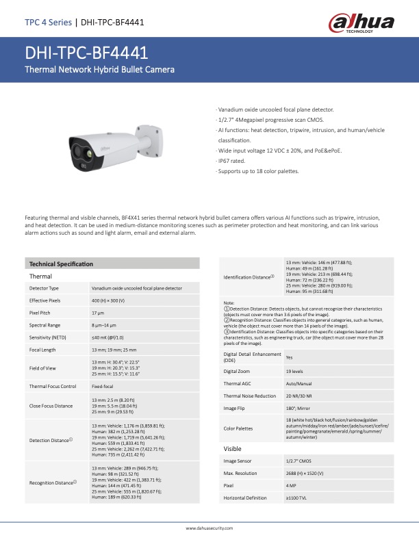 TPC-BF4441 - Ficha Técnica Dahua | IBD Global España mayorista CCTV y distribuidor oficial Dahua ...