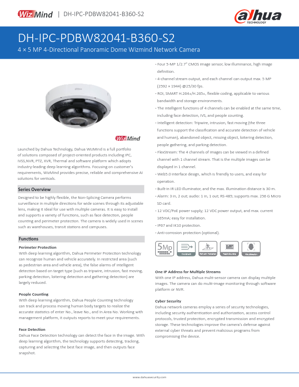 IPC-PDBW82041-B360(-ATC)-S2 - Ficha Técnica Dahua | IBD Global España mayorista CCTV y ...