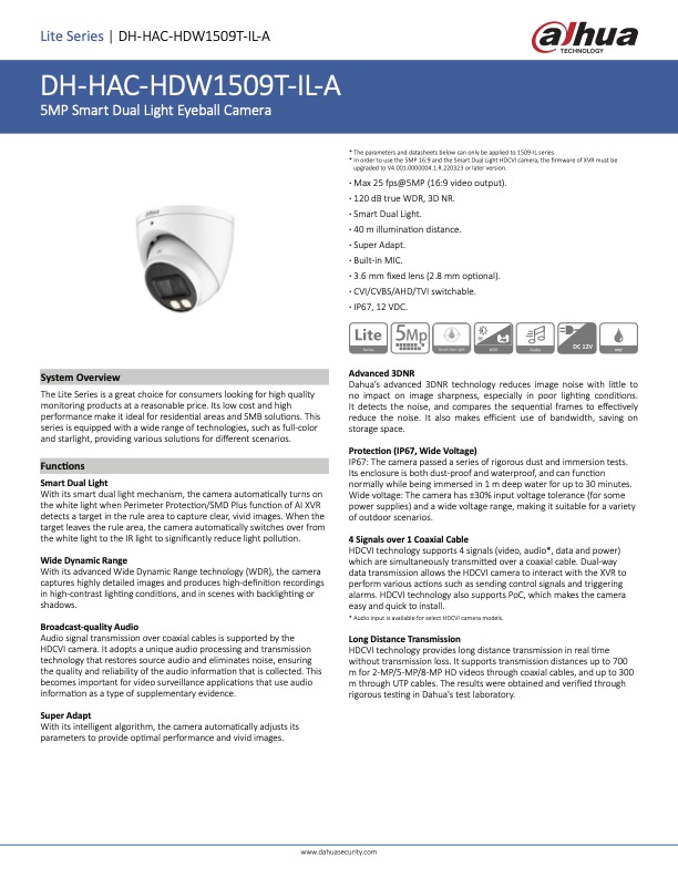 HAC-HDW1509T-IL-A-xxxxB - Ficha Técnica Dahua | IBD Global España ...