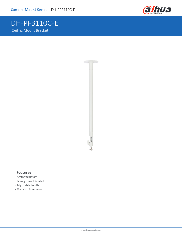 PFB110C-E - Ficha Técnica Dahua | IBD Global España mayorista CCTV y ...