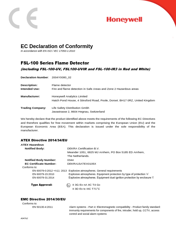 FSL100-IR3 - Certificado CE | IBD Global España mayorista CCTV y ...