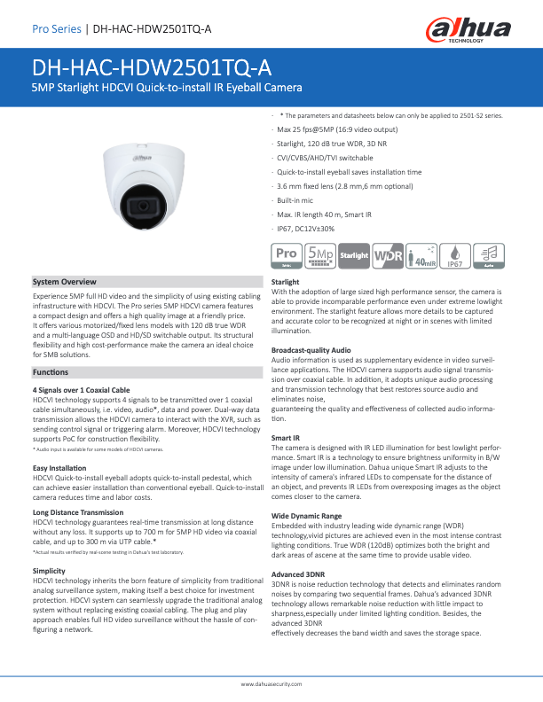 HAC-HDW2501TQ-A-0280B-S2 - Ficha Técnica Dahua | IBD Global España mayorista CCTV y distribuidor ...